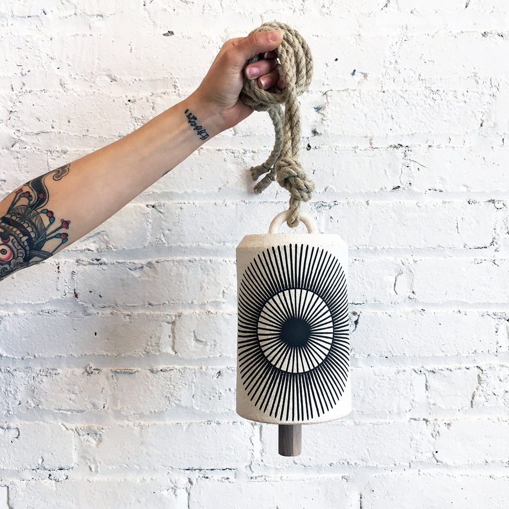 Thrown Bell Tall: New Sun Double – MQuan Studio