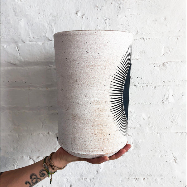 Vessel Tall: New Sun Indigo – MQuan Studio